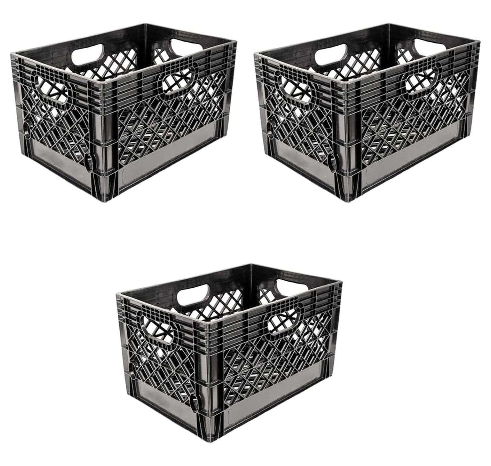 TiaGOC 24 Quart Indoor Outdoor Stackable Heavy Duty Storage Milk Dairy ...