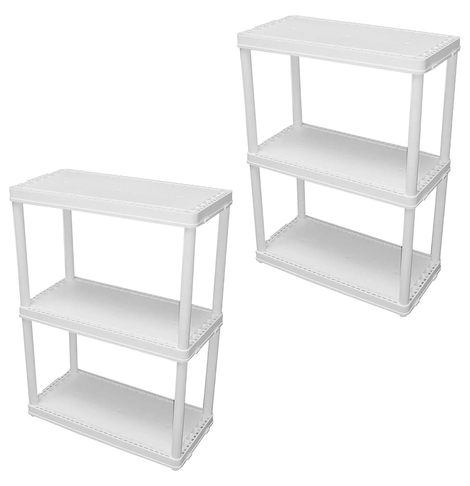 TiaGOC 3 Tier Storage Shelving Unit Organizers with Interlocking System ...