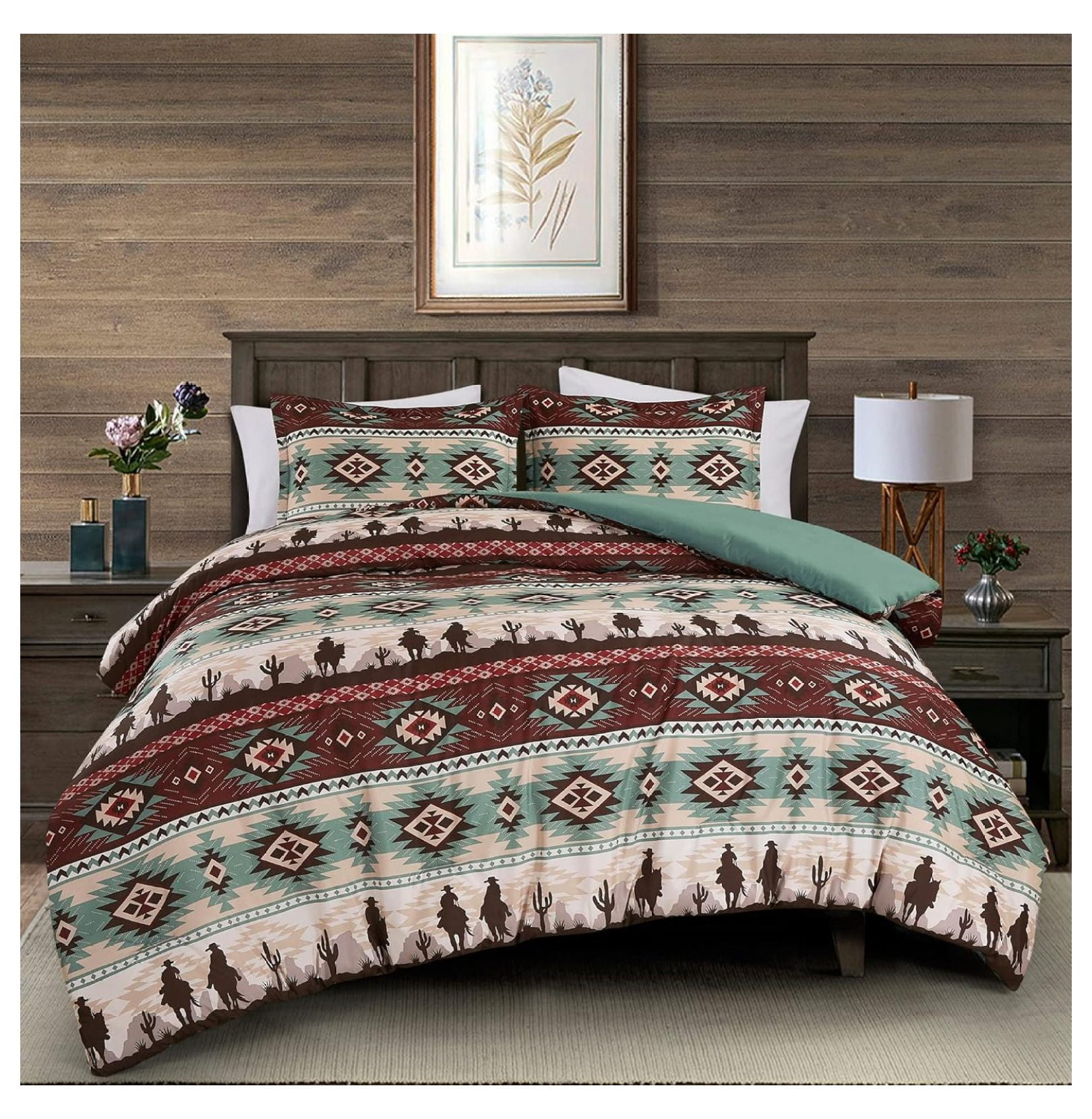Customer reviews for TiaGOC Audun 3-Piece Southwestern Aztec Comforter ...
