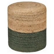 COLAMY Velvet Tufted Ottoman Footstool, Versatile Round Pouf and Side ...