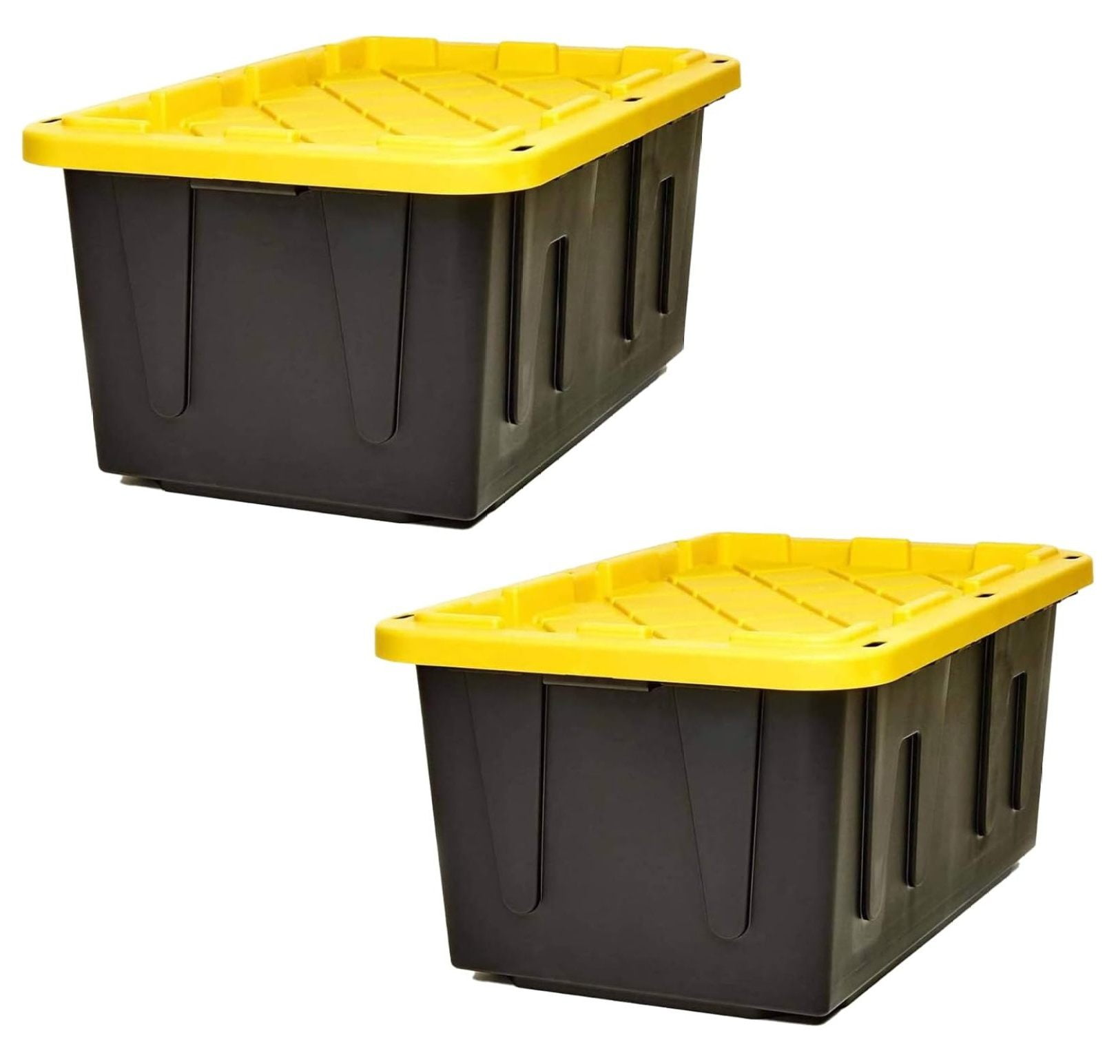 TiaGOC Durabit 27 Gallon Stackable Home Storage Container Bins Heavy ...