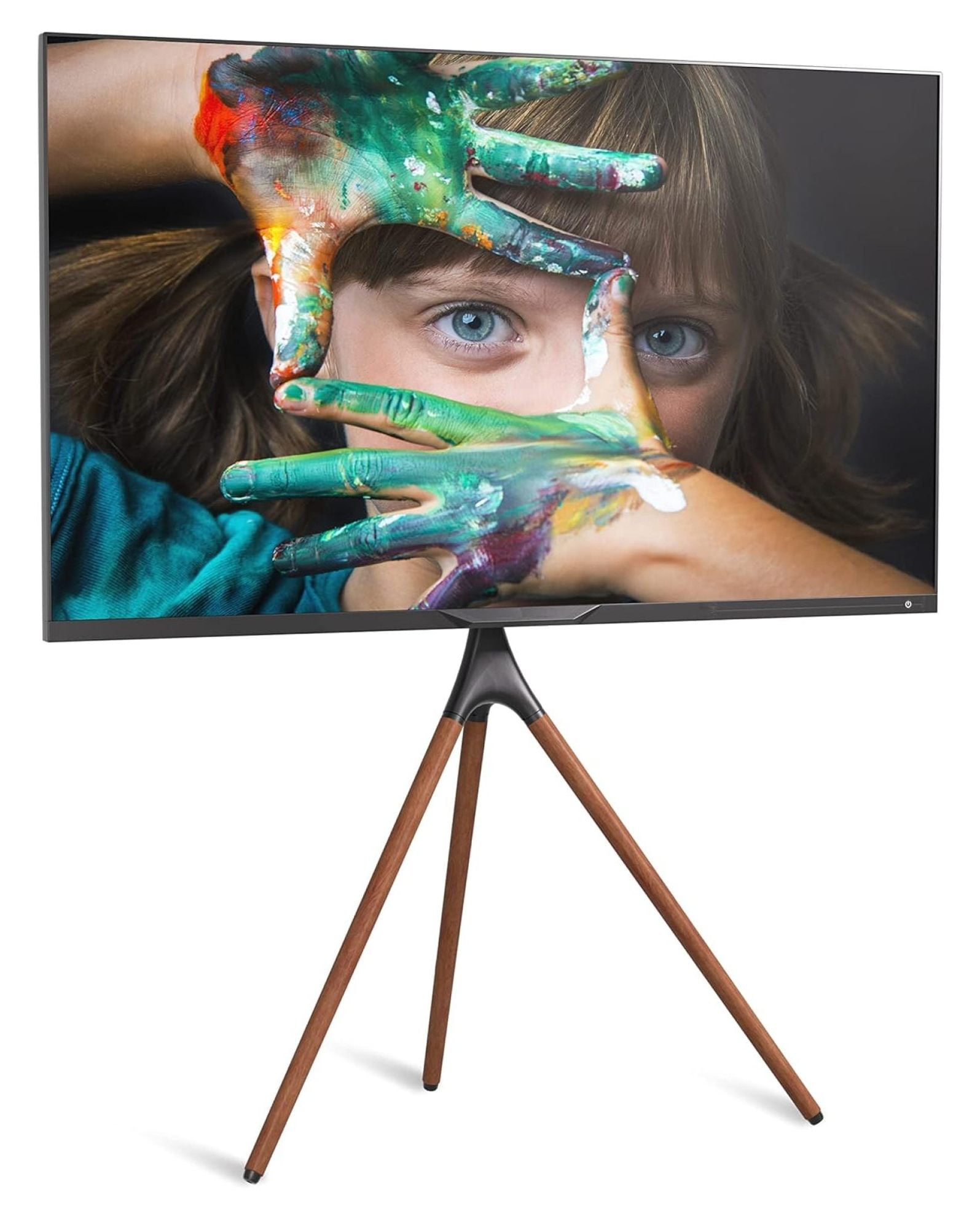 TiaGOC Easel TV Stand with Tripod Base for 47-72inch LED LCD OLED Flat ...