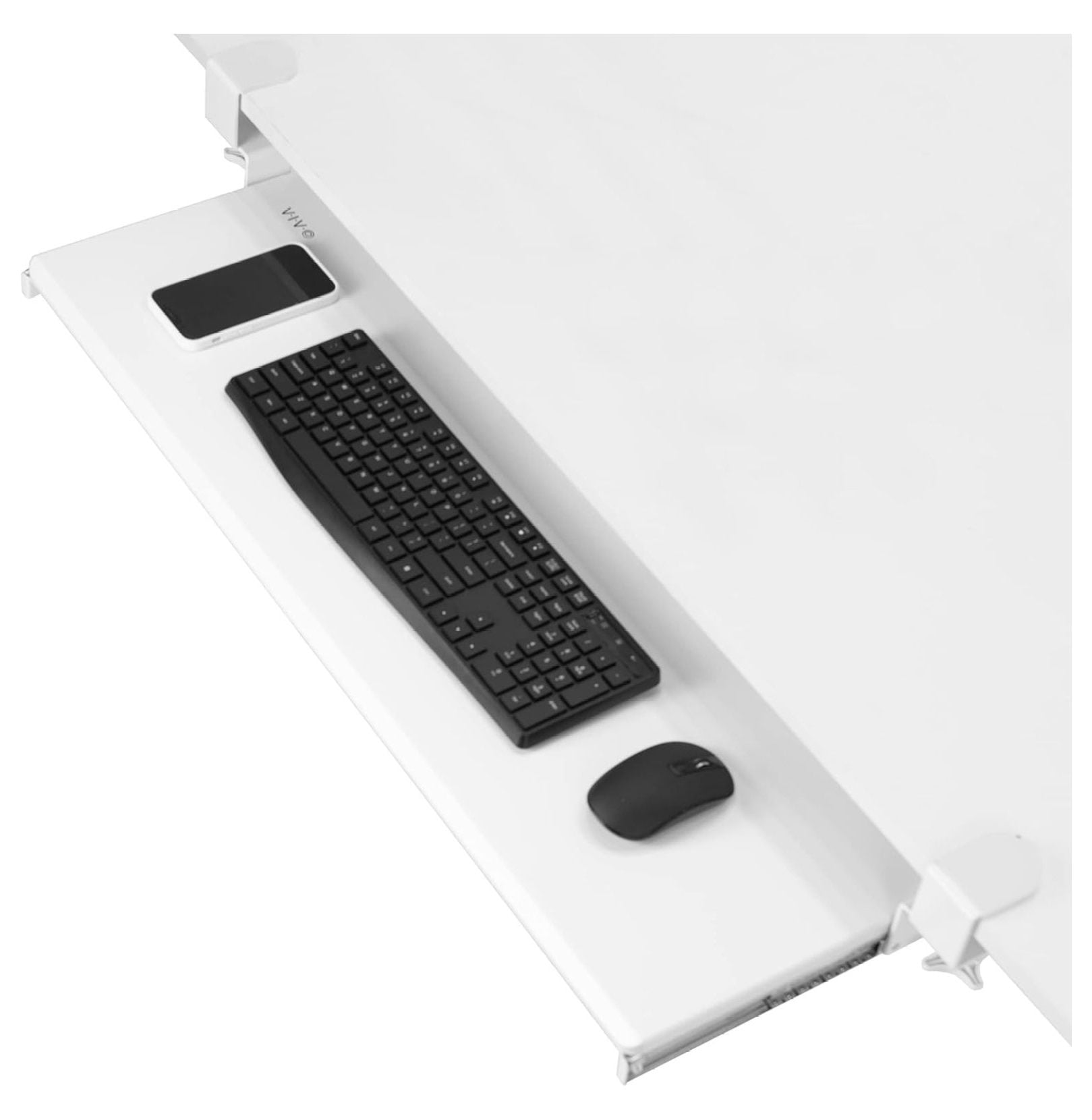 TiaGOC Extra Long Keyboard Tray Under Desk Pull Out with Extra Sturdy C ...