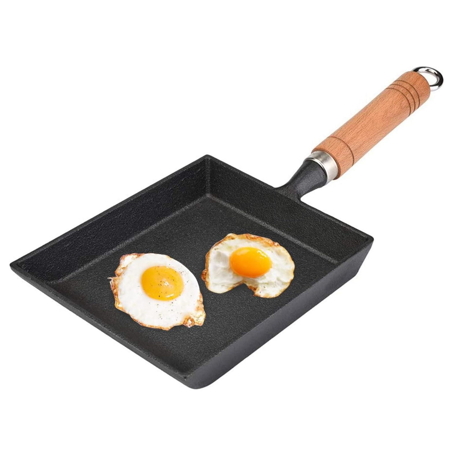 TiaGOC Japanese Style Omelette Pan, Rectangle Non-stick Egg Frying Pan ...