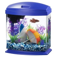 Marina Betta EZ Care 0.5 Gallon Aquarium Starter Kit, White - Walmart.com