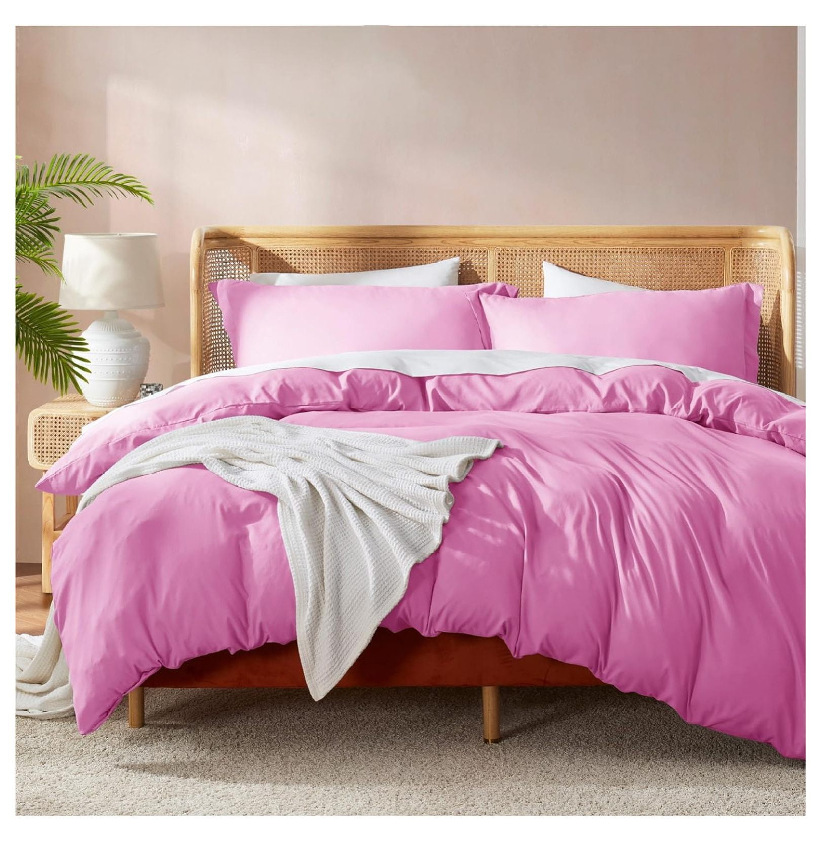 TiaGOC Light Duvet Cover Queen Size - Soft Double Brushed Queen Duvet ...