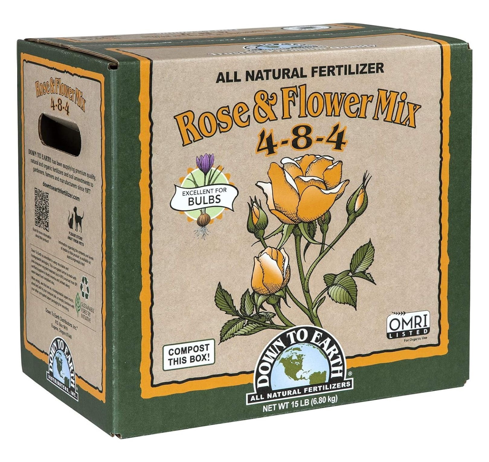 TiaGOC Organic Rose & Flower Mix 4-8-4, 15 lb - Walmart.com