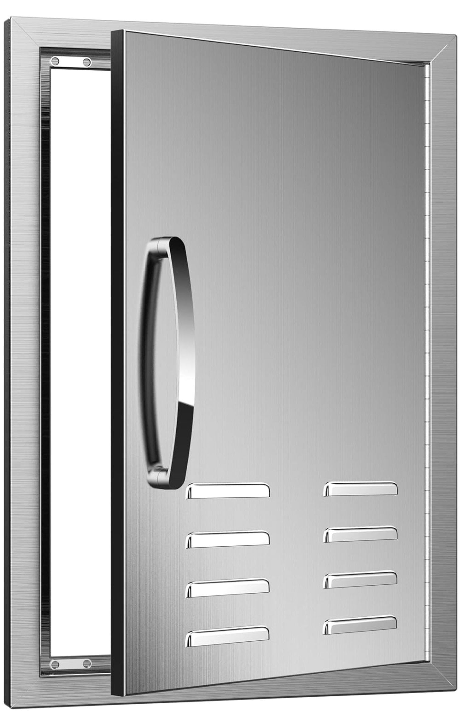 TiaGOC Outdoor Kitchen Doors 17''W X 23''H，Flush Mount Stainless Steel ...