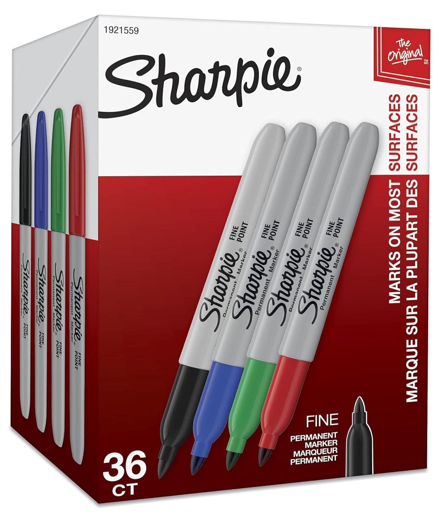 TiaGOC Permanent Markers, Fine Point, Assorted Colors, 36 Count ...
