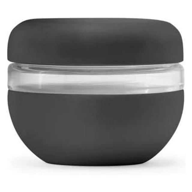 TiaGOC Porter Seal Tight Glass Lunch Bowl Container w/ Lid | Charcoal ...