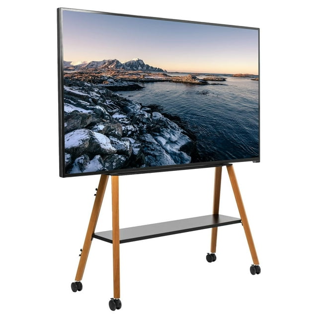 TiaGOC Rolling Artistic Easel 49 to 75 inch LED LCD Screen Mobile ...