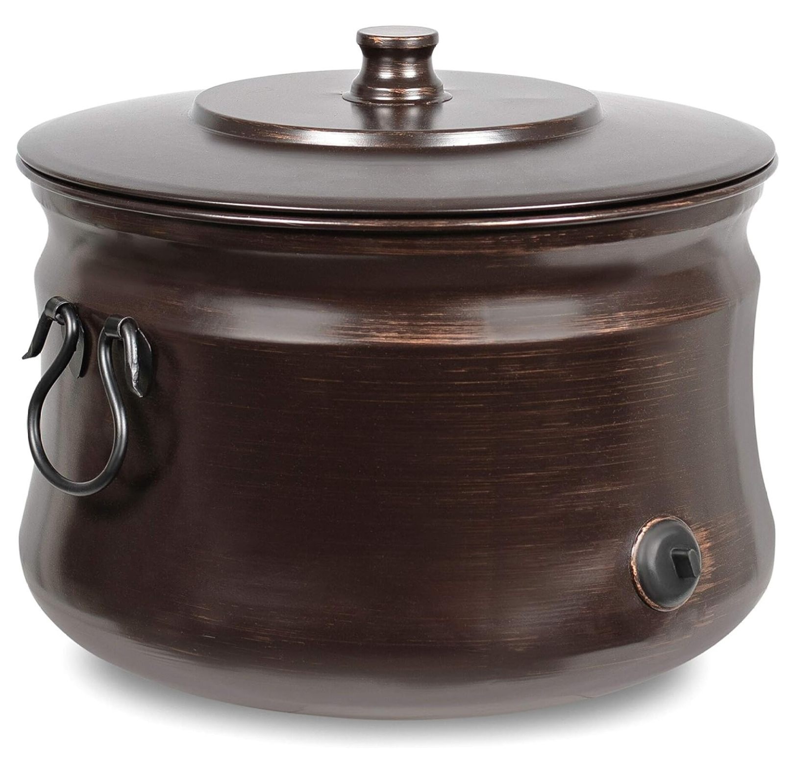 TiaGOC Water Hose Holder - Decorative Metal Pot, Indoor or Outdoor ...