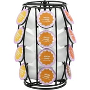 Keurig K-Cup Holder Stand, Wood & Wire Storage Carousel, Space Saver ...