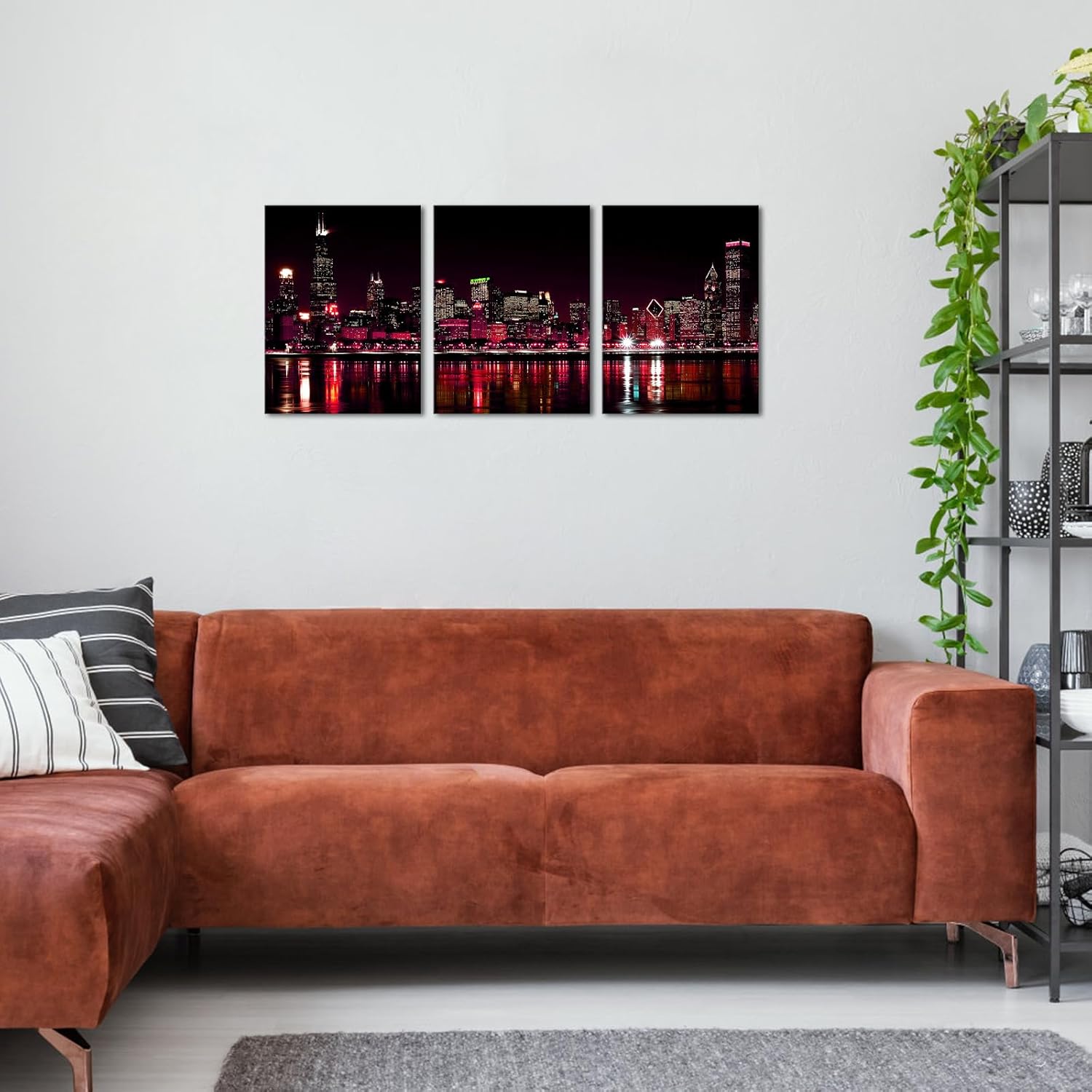 Personalized canvas painting core uses exaggerated colors, full of ...