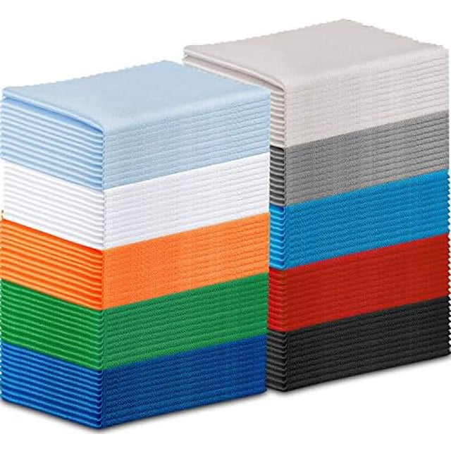 Tian Qi 100 Pieces Microfiber Cleaning Cloths 7 x 6 Inch Screen ...