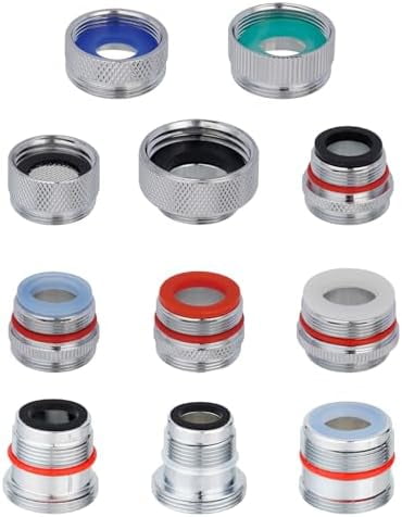 Tian Qi 11 Pieces Faucet Adapter Kit, Kitchen Sink Brass Aerator ...