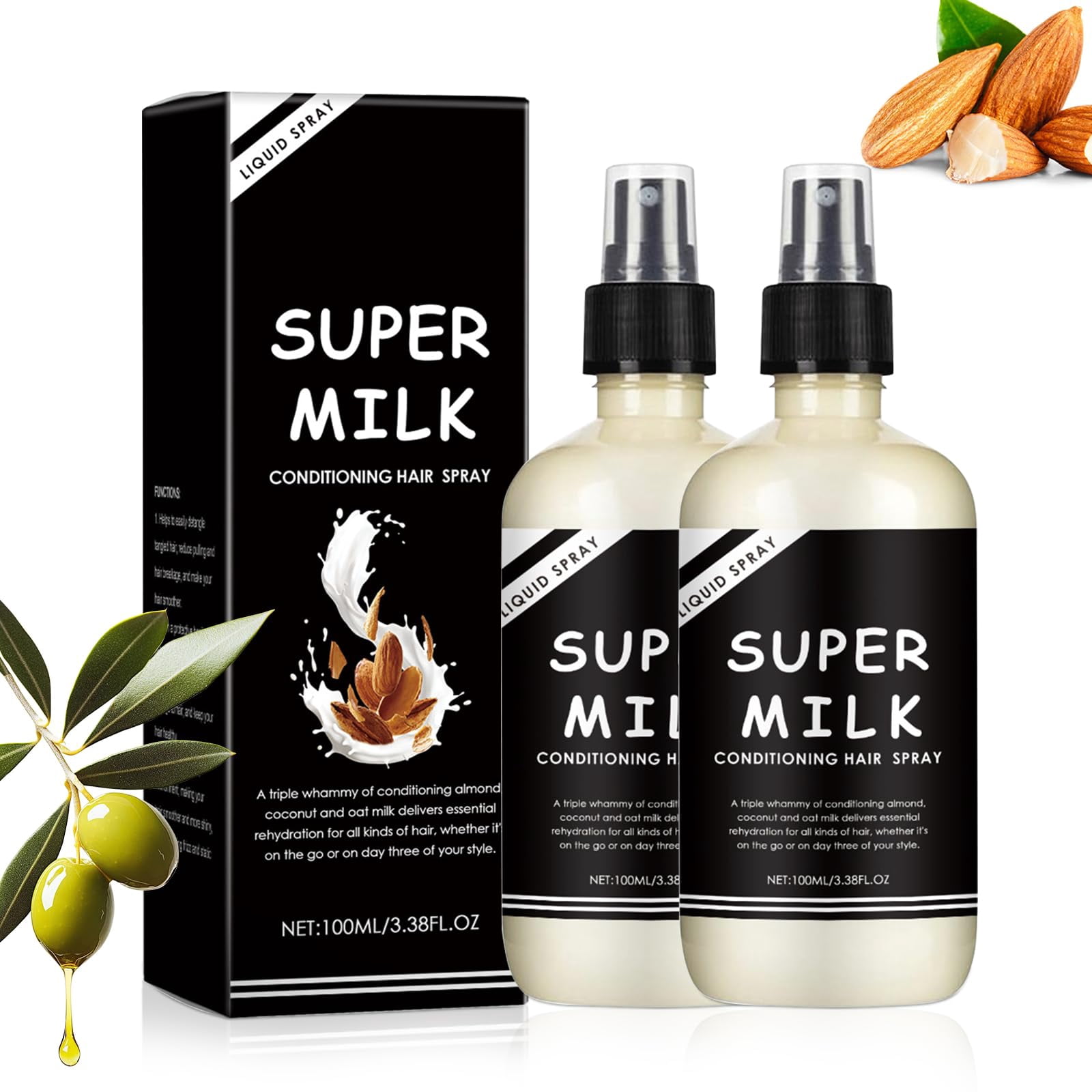 2PC Super Milk Conditioning Hair Primer, Conditioning Hair Primer ...