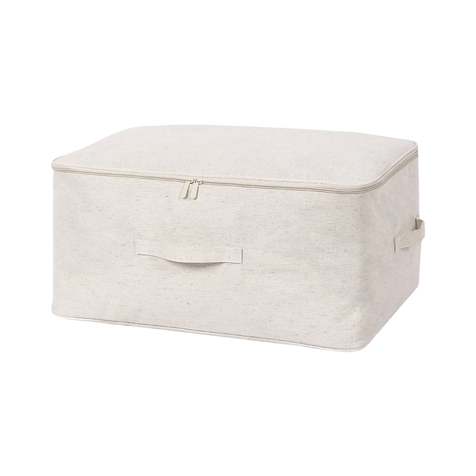 Tian Shan Series Fabric Storage Basket with Handles, Sturdy Linen ...