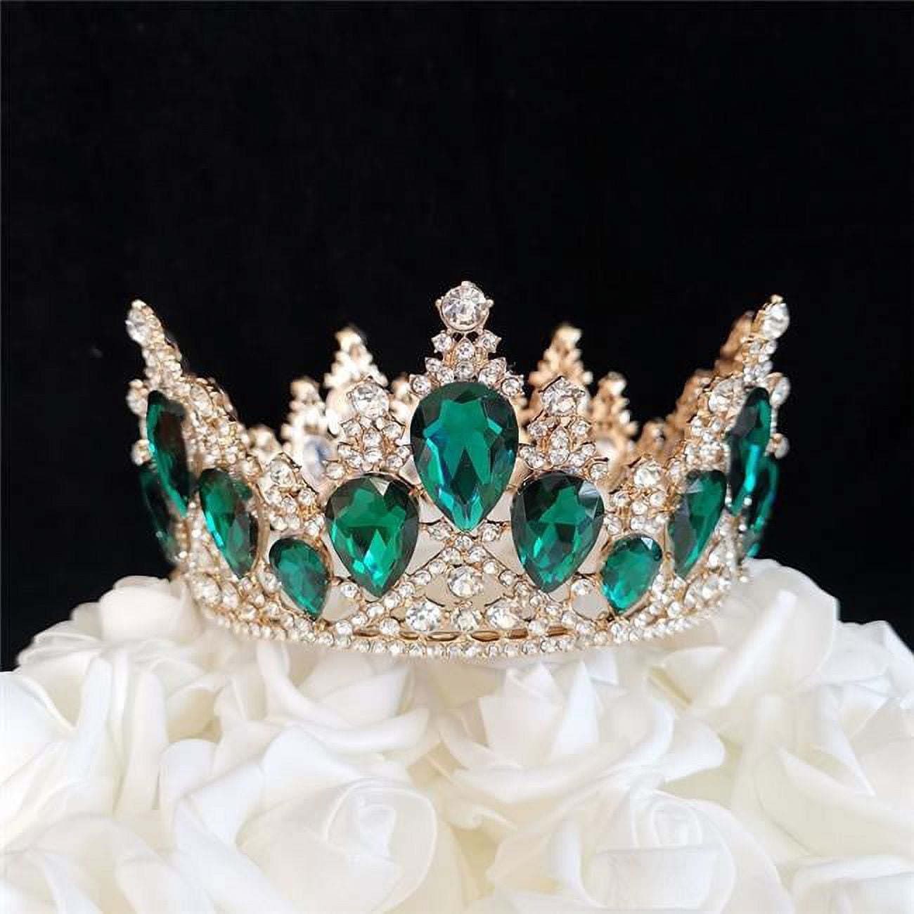 Tian Sweet 13 oz Emerald Queen Crown Cake Topper - Walmart.com