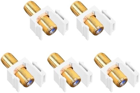 TianQi Coax Keystone Jack Insert Gold-Plated, 3GHz Coaxial Cable ...