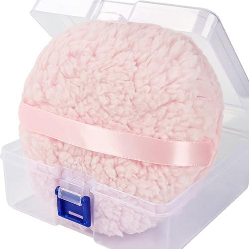 TianQi Powder Puff, 6'' Powder Puff for Body Powder,Body Powder Puff ...