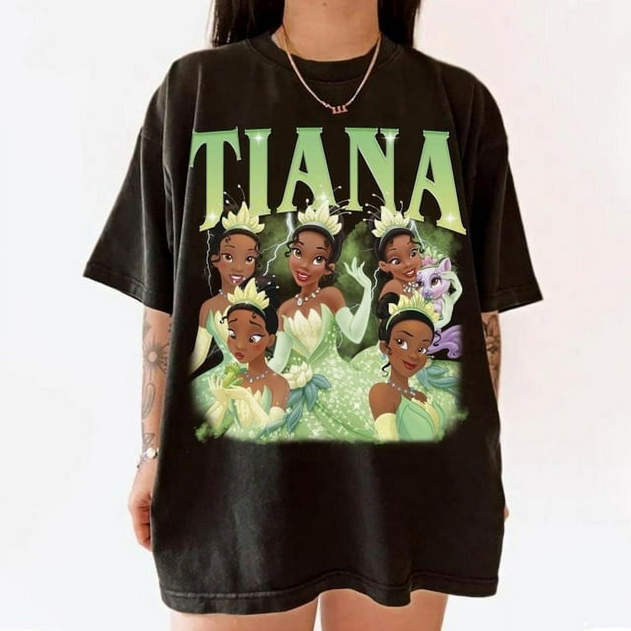 Tiana Almost There Unisex Graphic Tee Shirt, Princess and The Frog ...