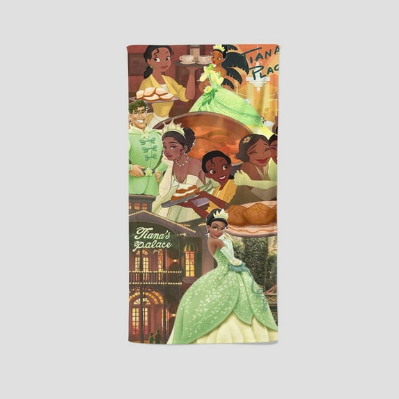 Tiana The Princess and the Frog's towel, with its unique design, is an ...