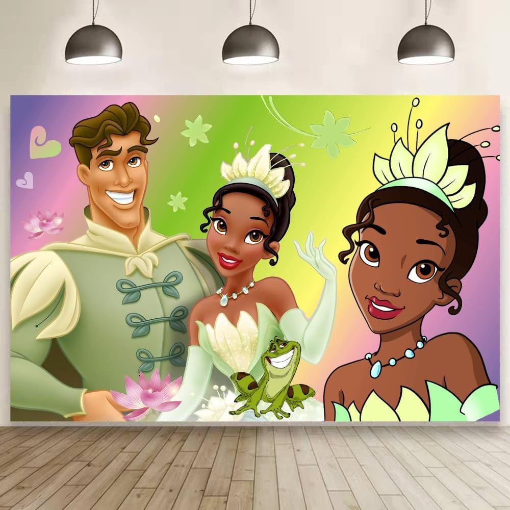 Tiana Theme Birthday Party Decorations, Tiana Birthday Party Backdrops ...