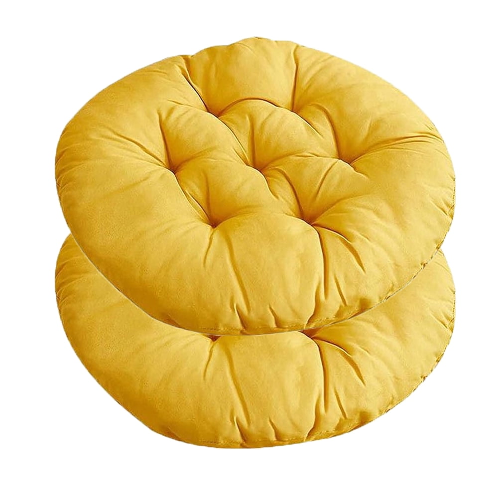 Tianherq 2 Pack Round Floor Pillows for Adults, Seat Cushions for ...