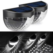 Rail Mounted Solar Deck Lights - White - Set of 3 - Walmart.com