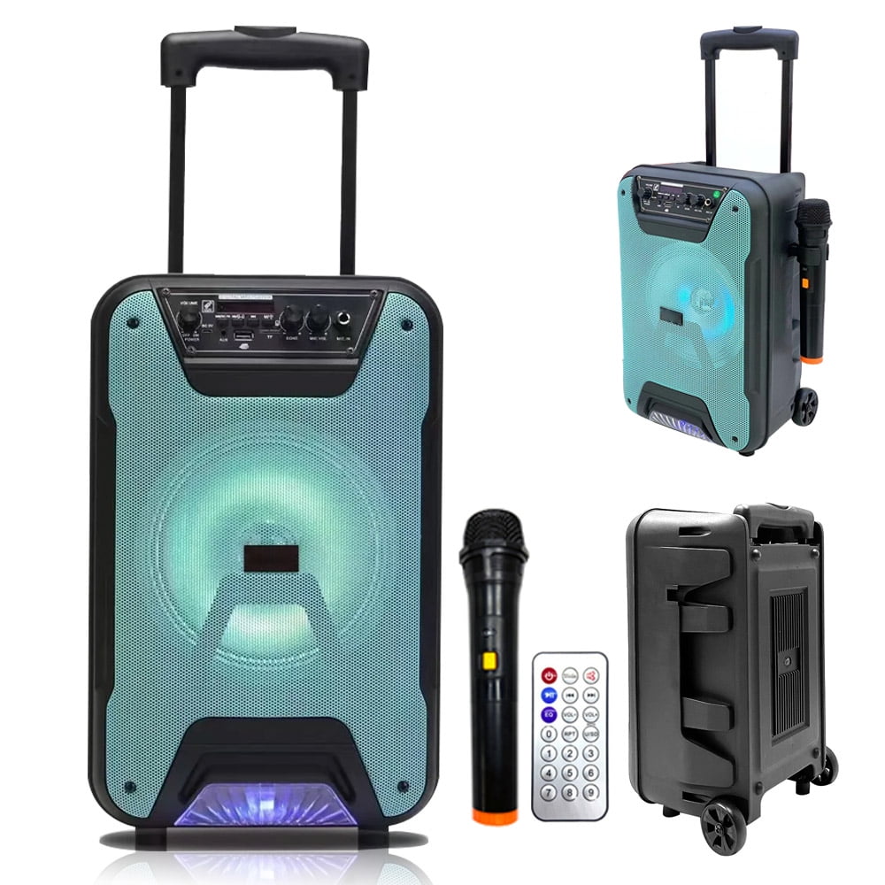 Tianlaimei Portable Bluetooth Speaker 8 inch Subwoofer Heavy Bass Loud ...