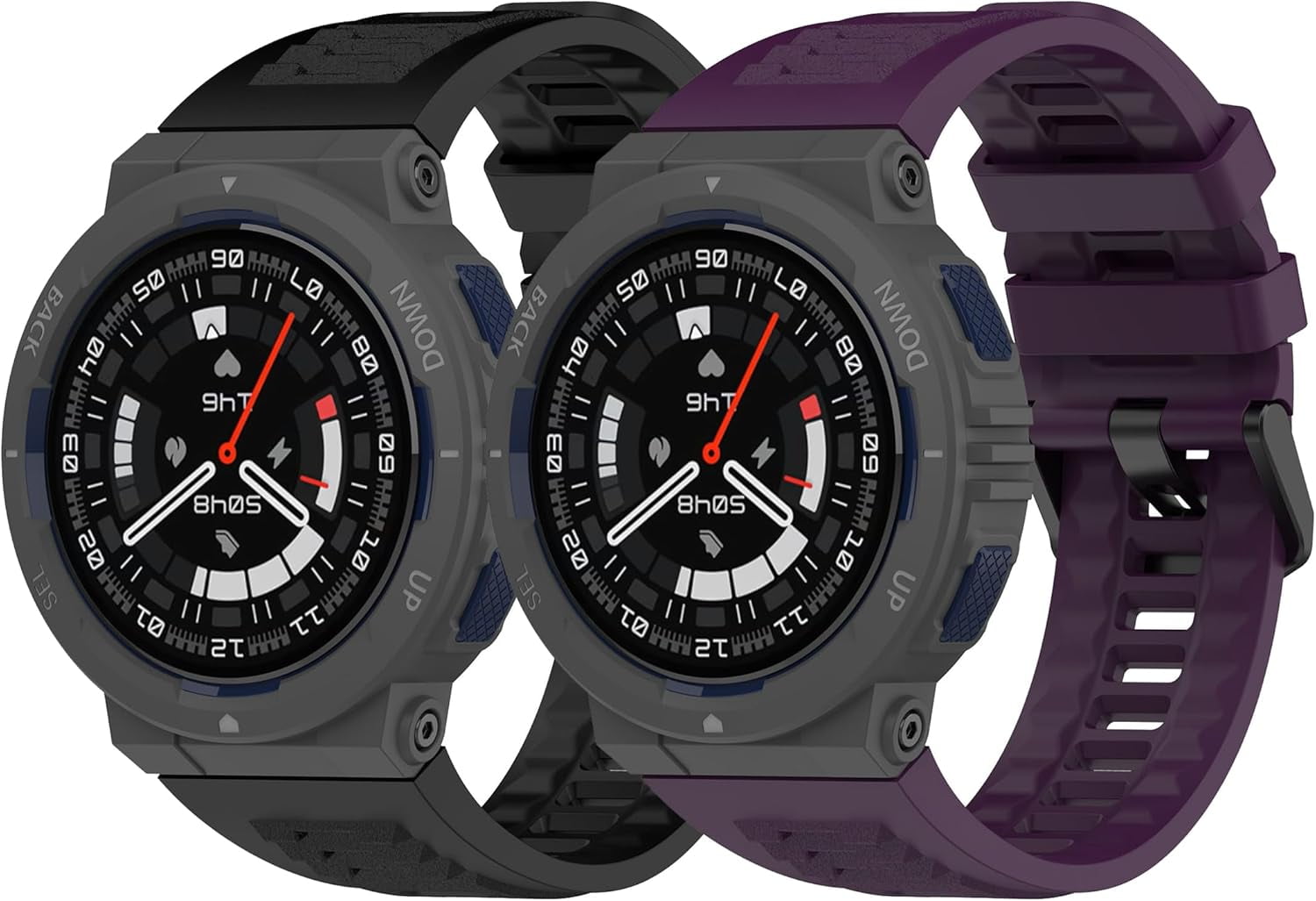 Tianle 2 Pack Active Edge Bands for Men Women Smartwatch Accessory for ...