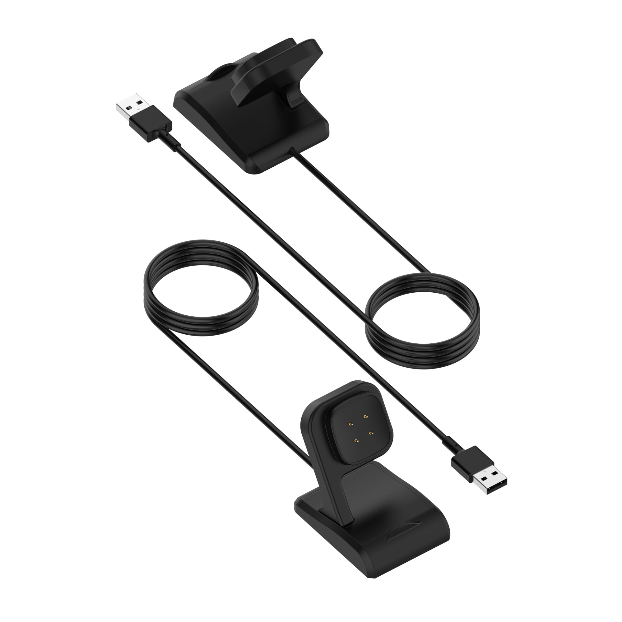 Tianle 2 Pack Charger Dock Compatible with Fitbit Sense/Sense 2/Versa 4 ...