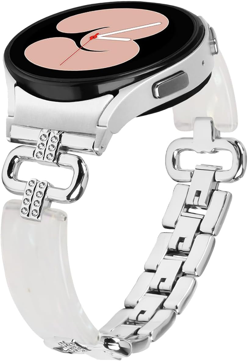 Tianle 20mm Width Bling Bands for Samsung Galaxy Watch 7/6/5/4 40mm ...