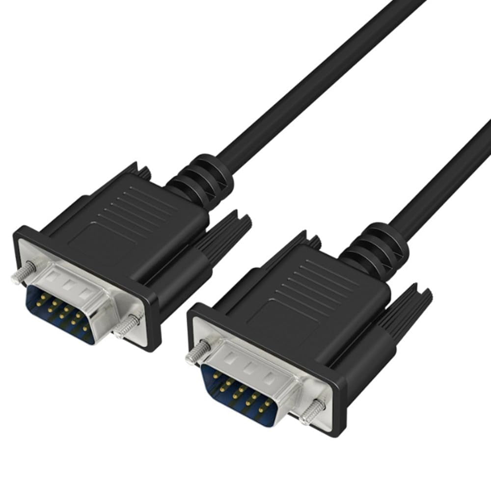Tianle 2M All Copper RS232 Serial Cable,9 pin COM Port Connection Cable ...