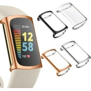 BISEN For Fitbit Charge 6 Case, Clear TPU Protective Cover Armor, Shock ...
