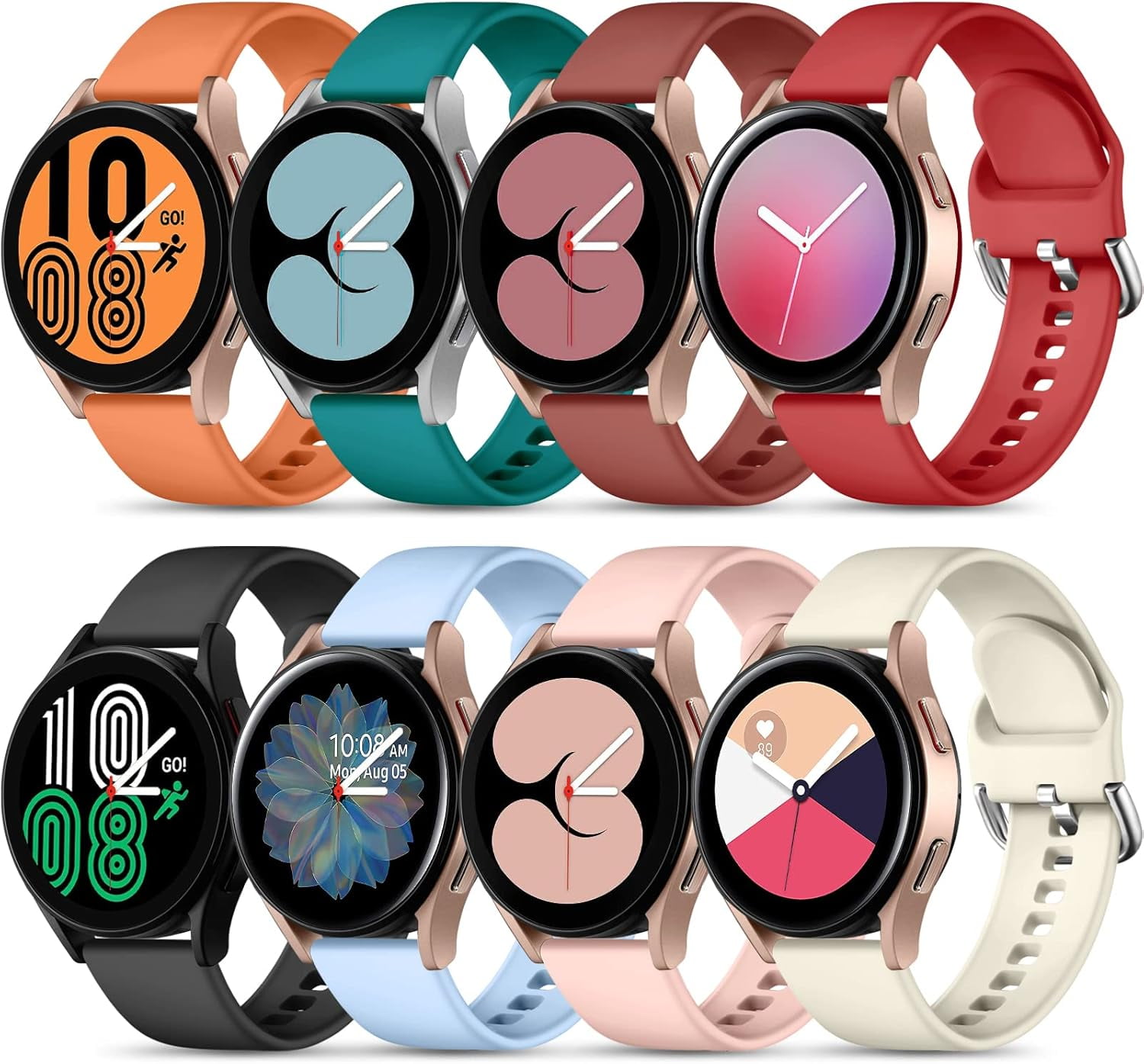 Tianle 8 Pack Bands Compatible with Samsung Galaxy Watch 6 Band/Galaxy ...