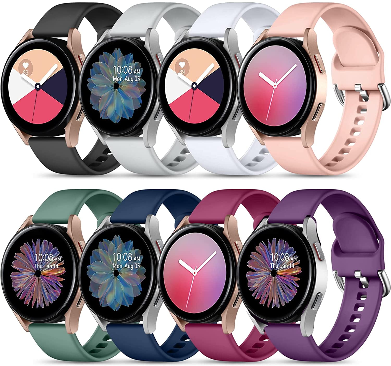 Tianle 8 Pack Bands Compatible with Samsung Galaxy Watch 6 Band/Galaxy ...