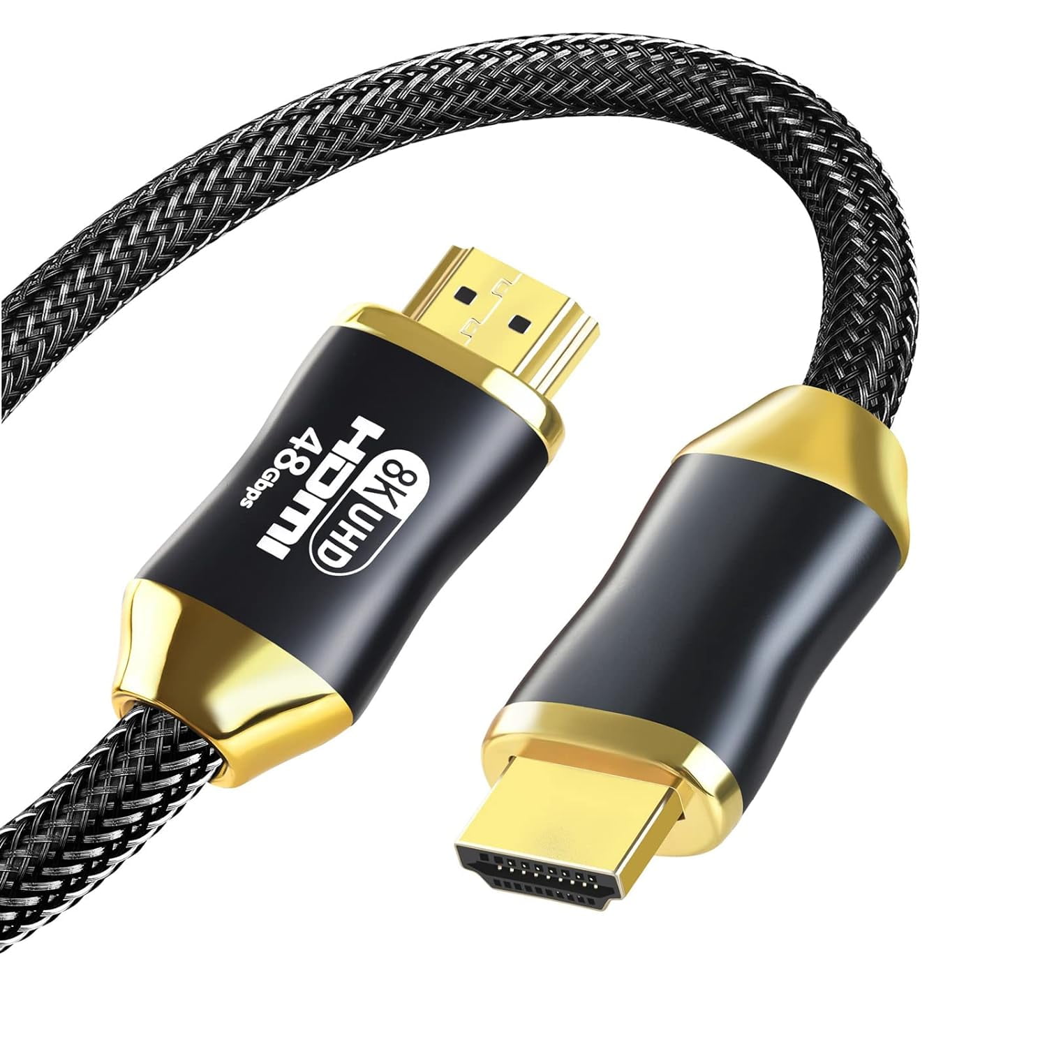 Tianle 8K HDMI 2.1 Cable, 5m/16.4ft 48Gbps Ultra High Speed Braided ...