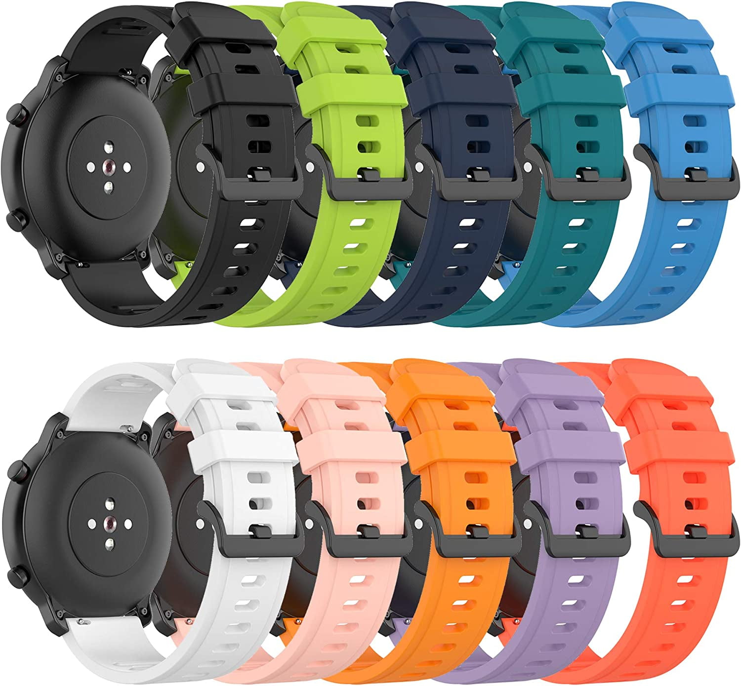 Tianle Band for Amazfit Bip 5, Soft Silicone Replacement Band for ...