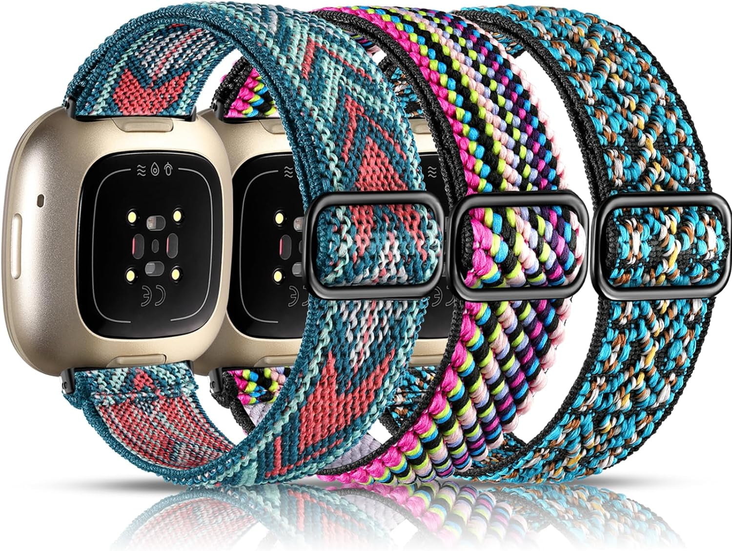 Tianle Bands Compatible with Fitbit Versa 3/ Sense/Versa 4/ Sense 2 ...
