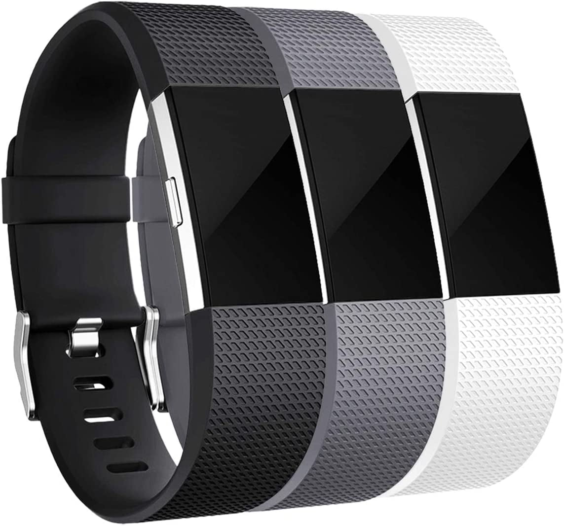 Tianle Bands Replacement Compatible with Fitbit Charge 2, 3-Pack, Small ...
