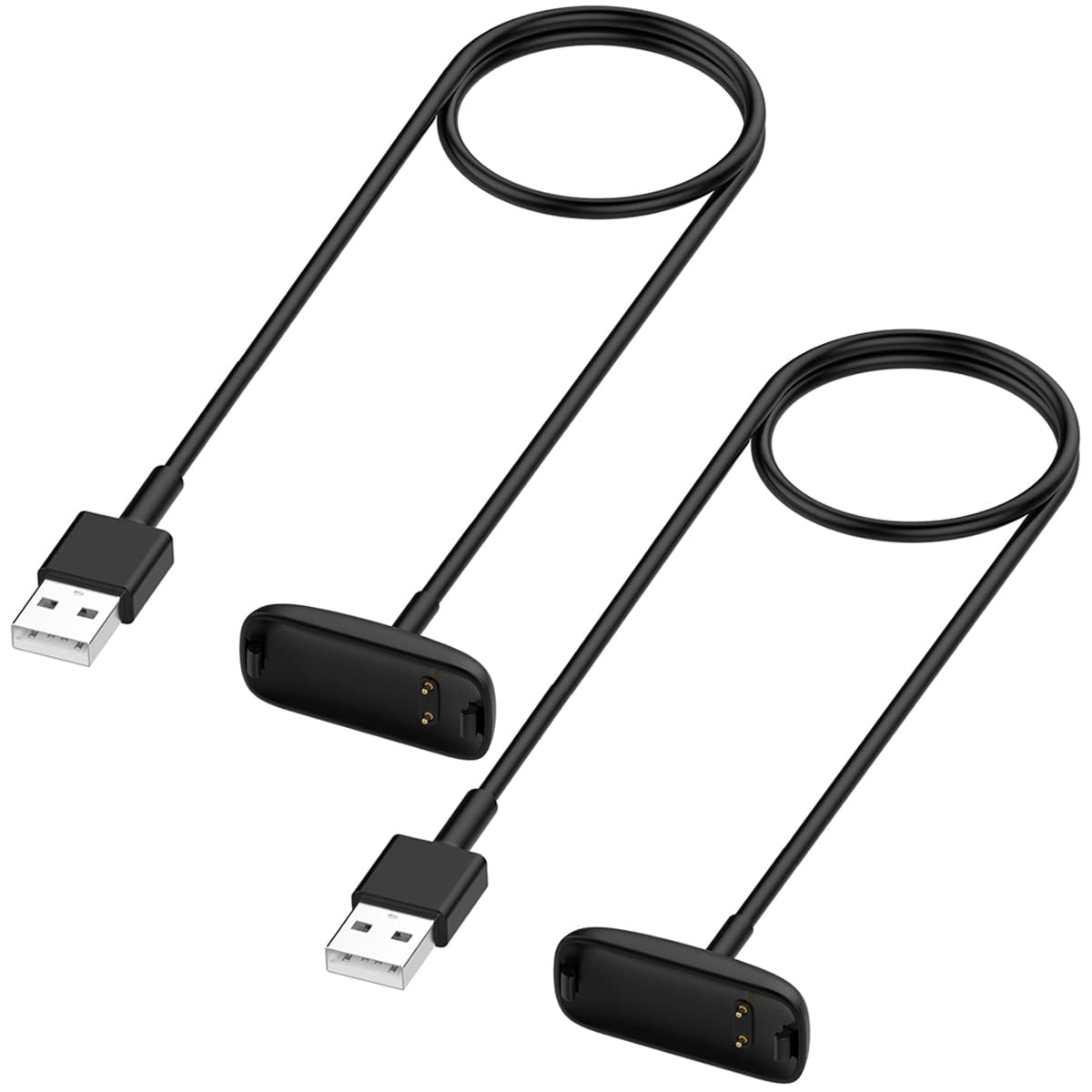 TIANLE Charger for Fitbit Inspire 3, Replacement USB Charging Cable, 2 ...