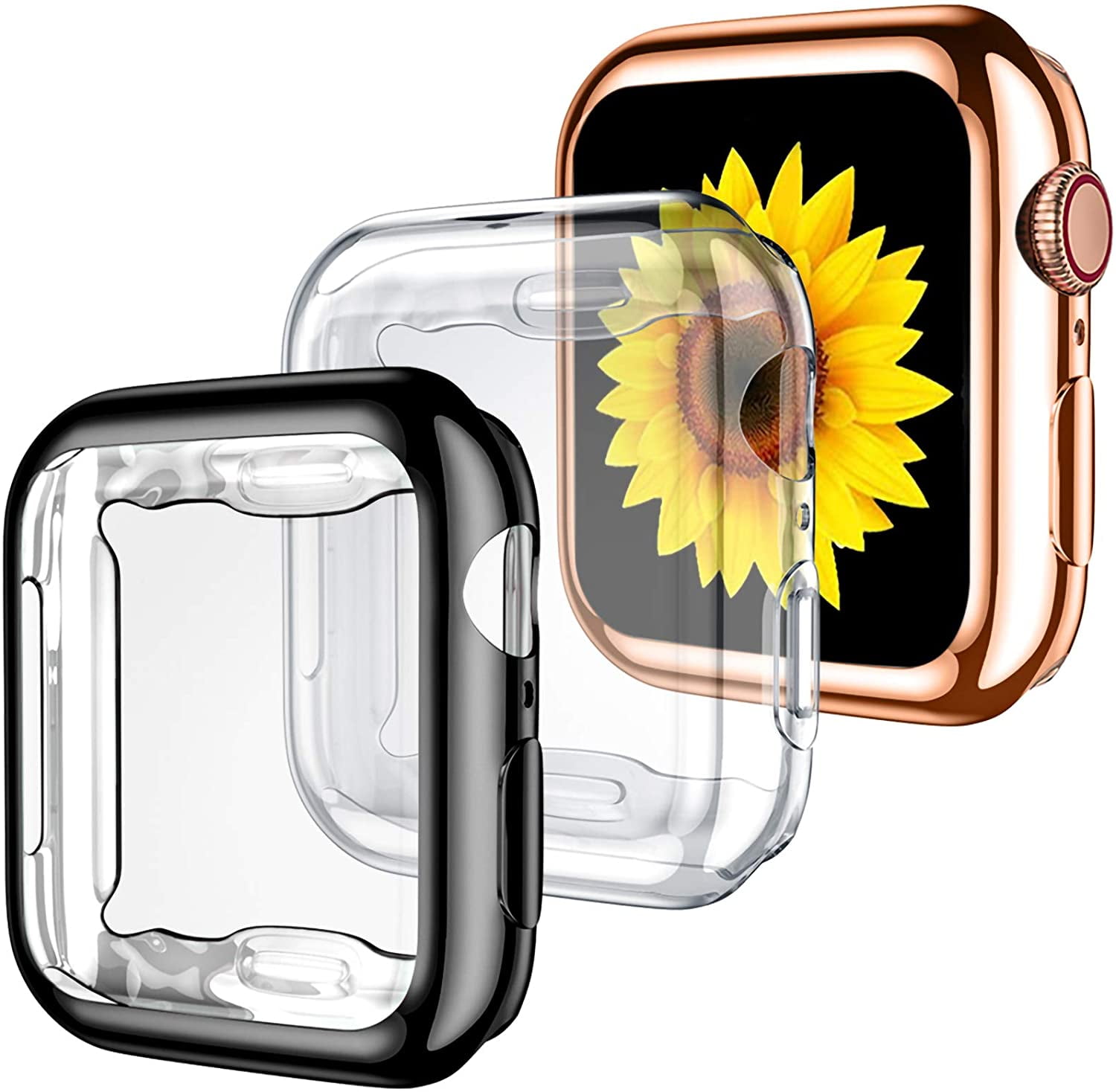 Tianle Compatible with Apple Watch Case 40mm Series 5, Ultra-Thin All ...