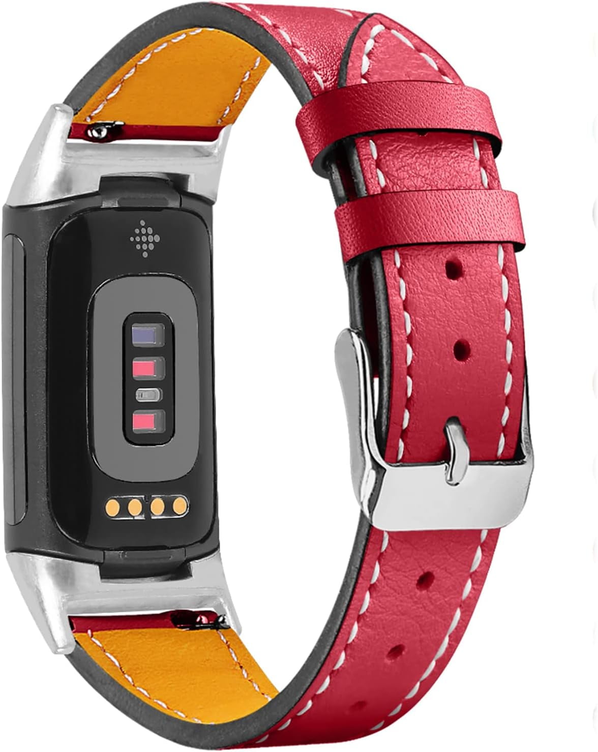 Tianle Compatible with Fitbit Charge 5/Fitbit Charge 6 Leather Bands ...