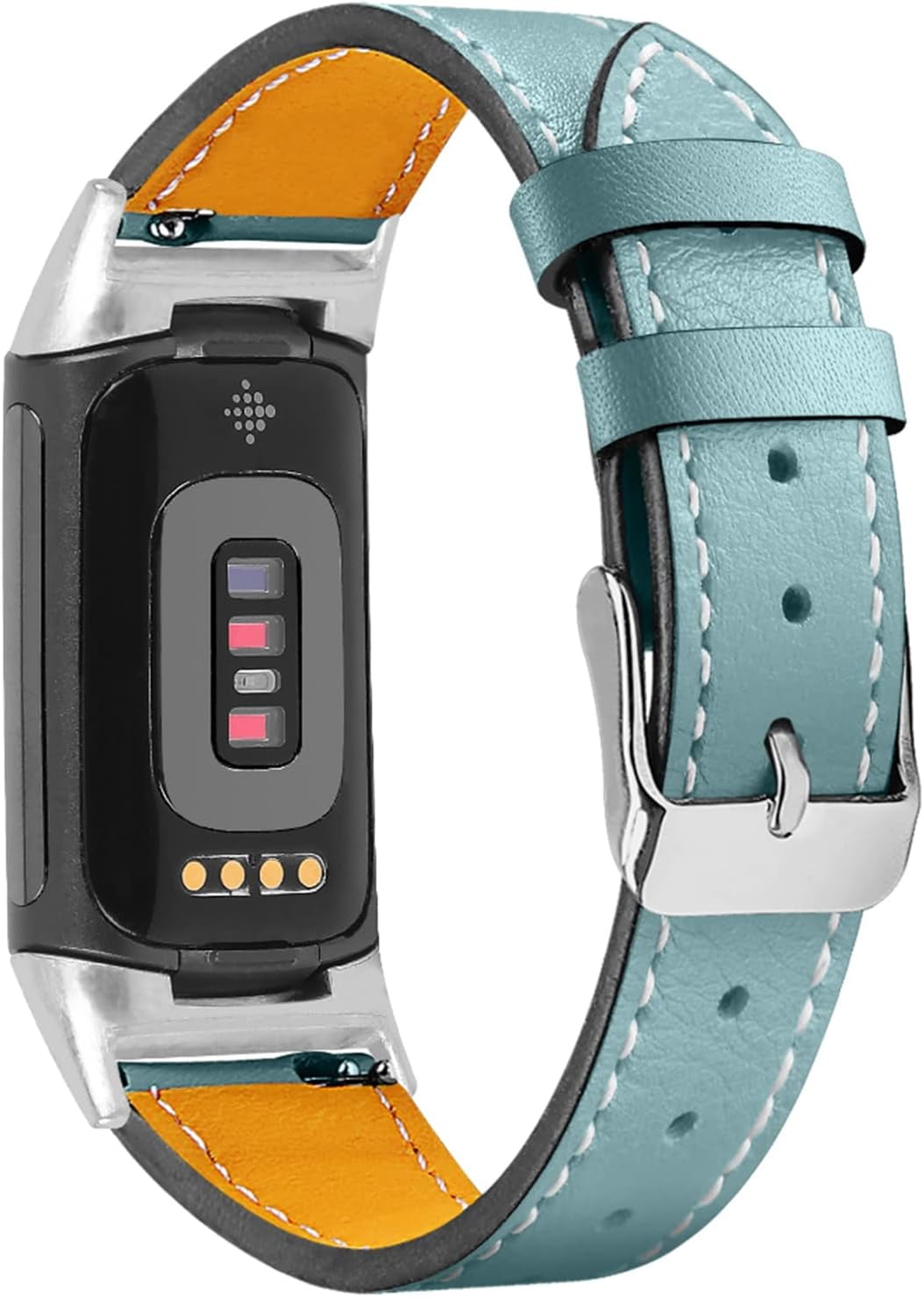 Tianle Compatible with Fitbit Charge 5/Fitbit Charge 6 Leather Bands ...
