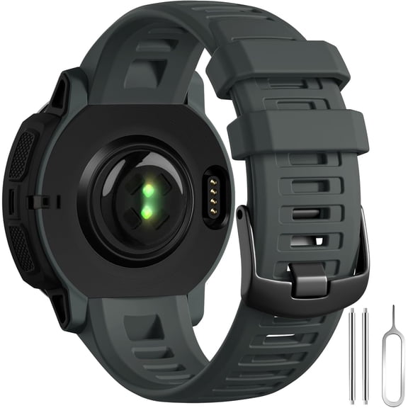 PLUHKN-for Garmin Instinct Watch Bands, 22mm Silicone Sport Band Strap ...