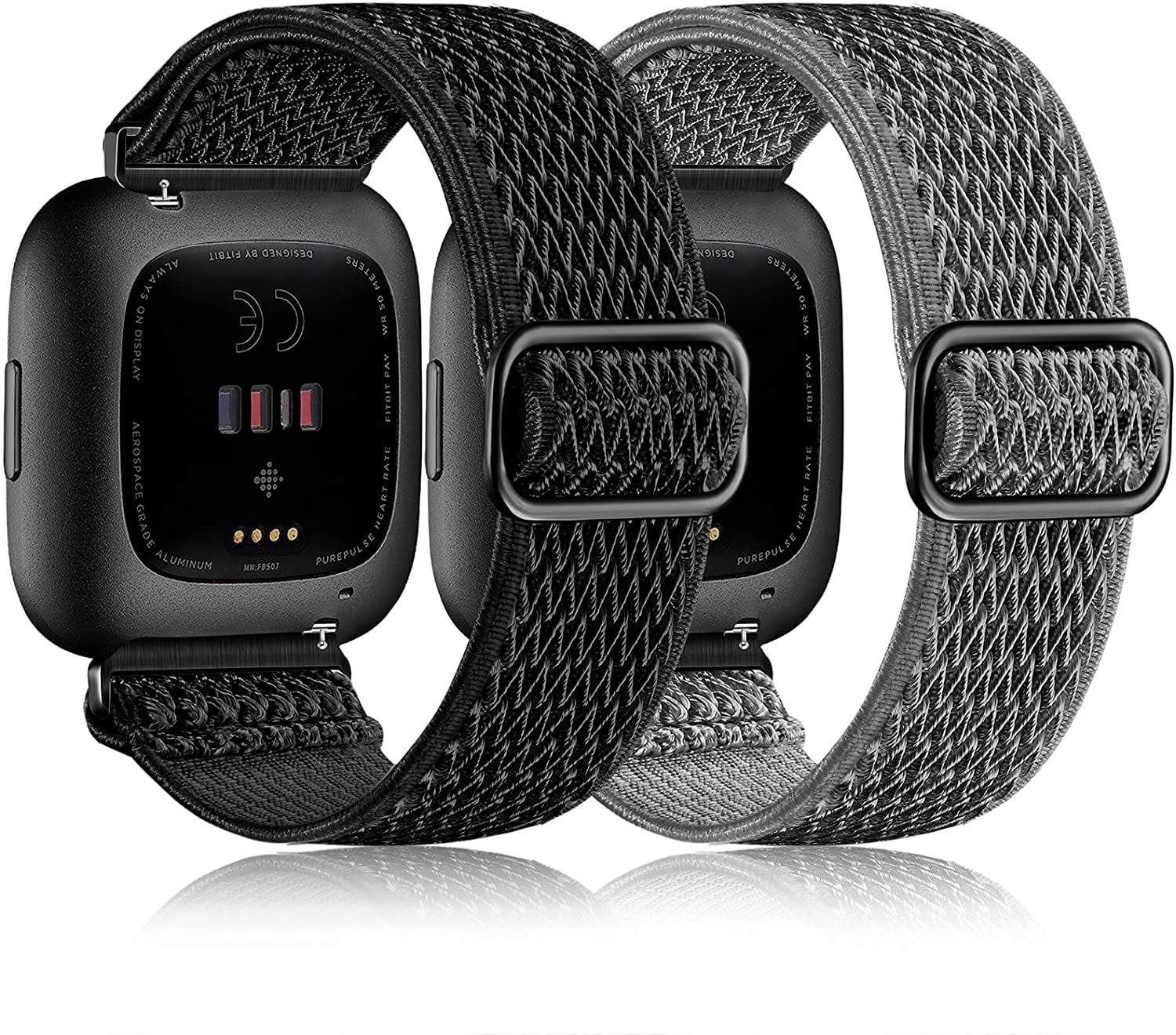 Tianle Elastic Bands Compatible with Fitbit Versa 2 Band Women Men ...