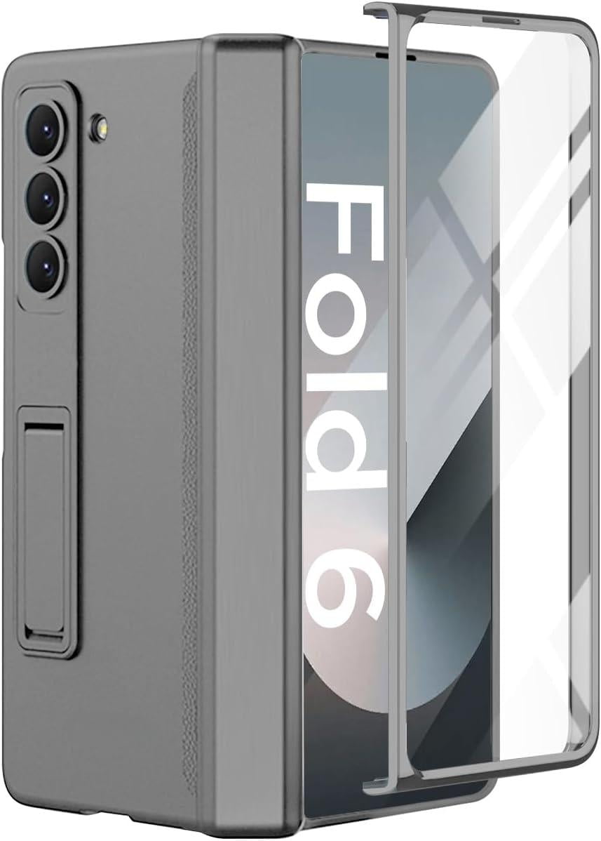 Tianle for Fold 6 Case with Screen Protector, Z Fold 6 Phone Case Stand,[Heavy Duty][Wireless ...