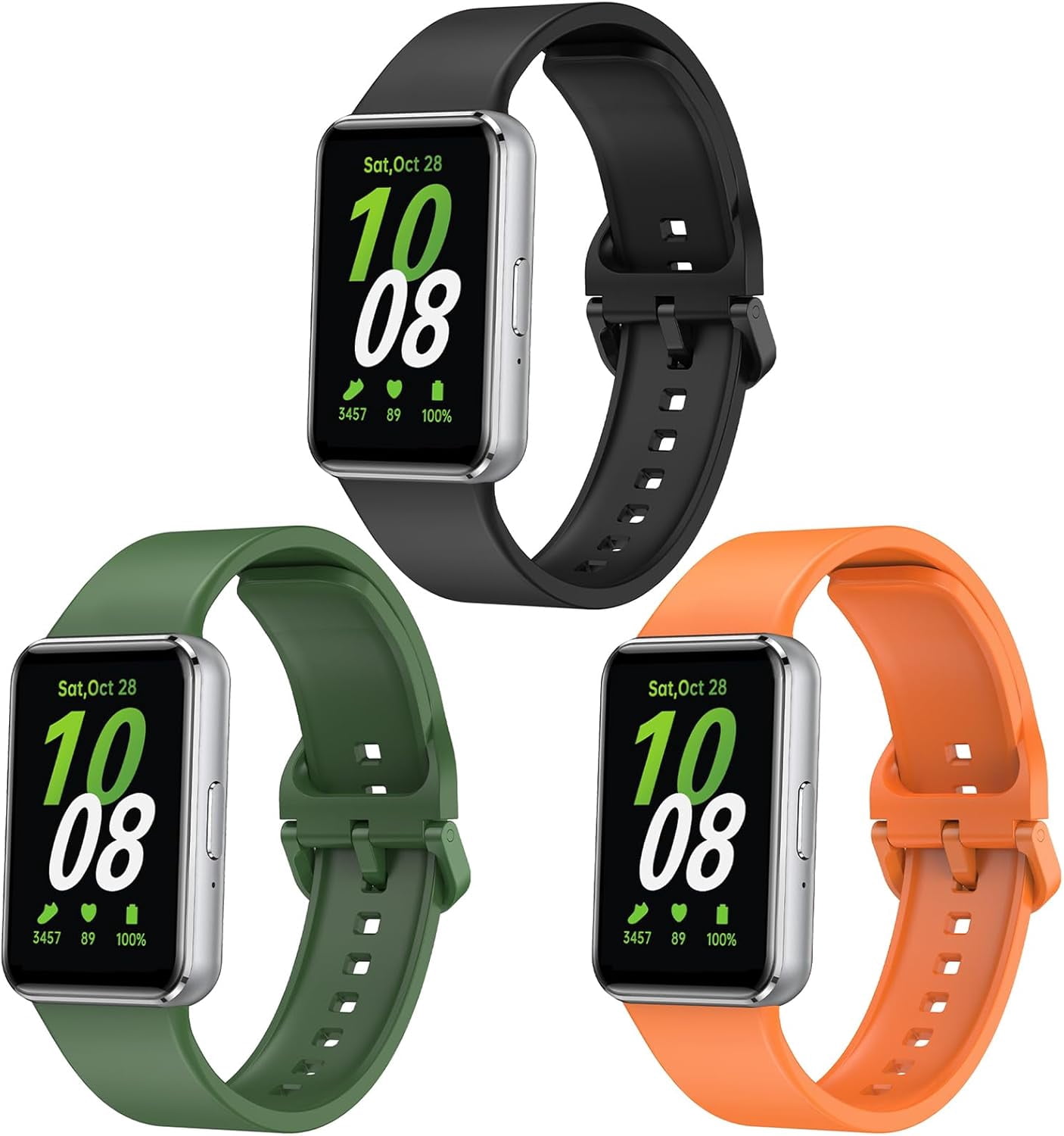 Tianle Silicone Watch Band Compatible with Samsung Galaxy Fit3, Smart ...